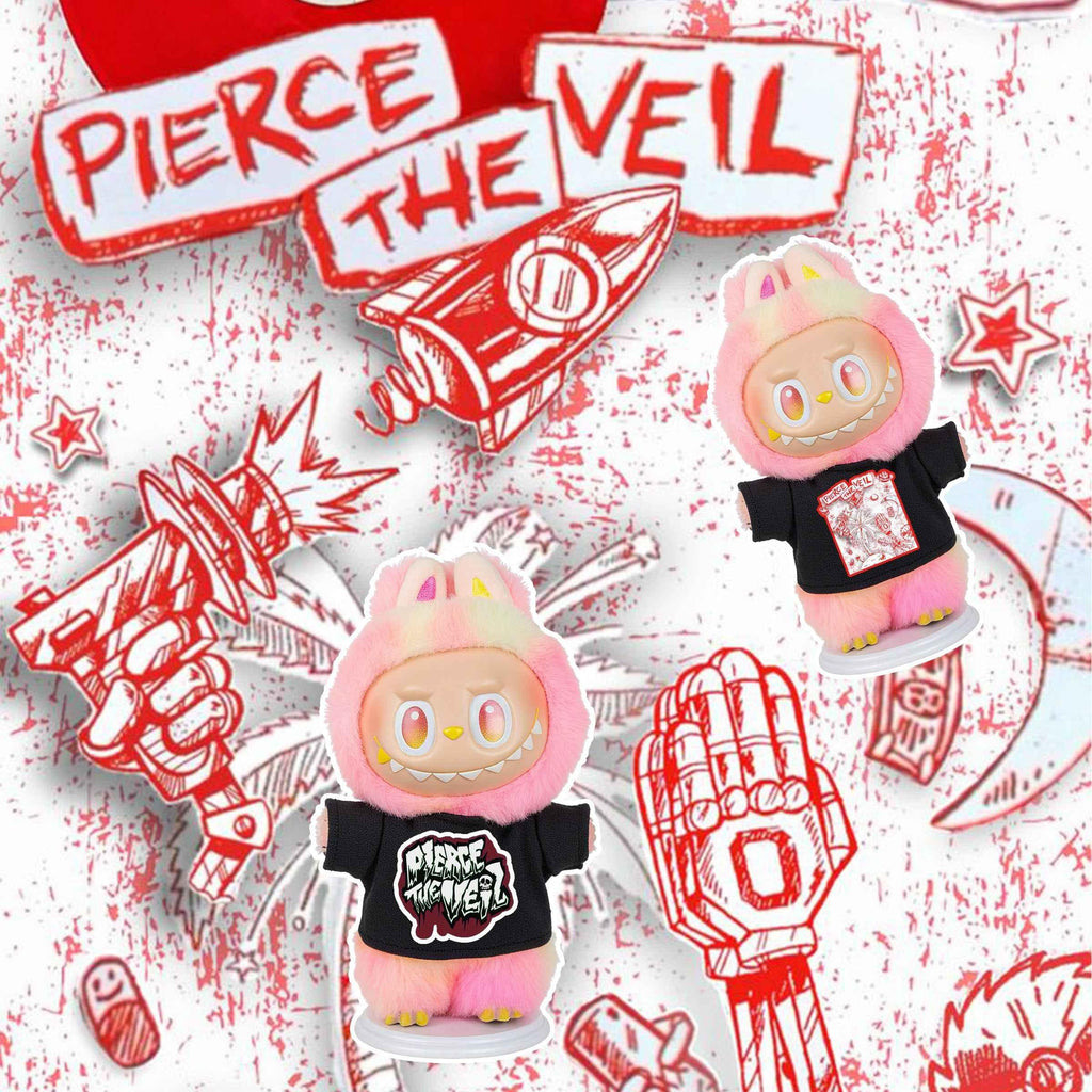 PTV Metalcore Labubu Doll Band Tee/clothes | Labuhead